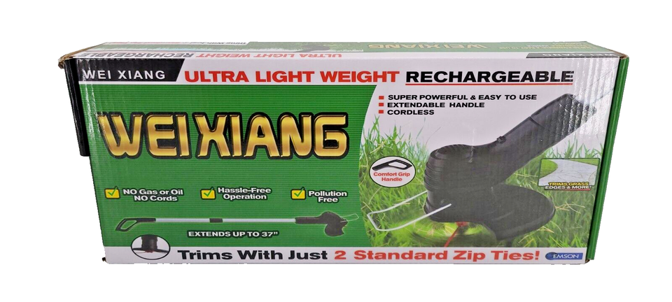 Emson Wei Xiang Bionic Trimmer Rechargeable 37 Inch Lawn Trimmer ...