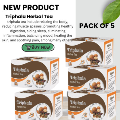 Triphala Herbal Tea - Digestive Health and Detoxifying Blend-Pack Of 5 ...
