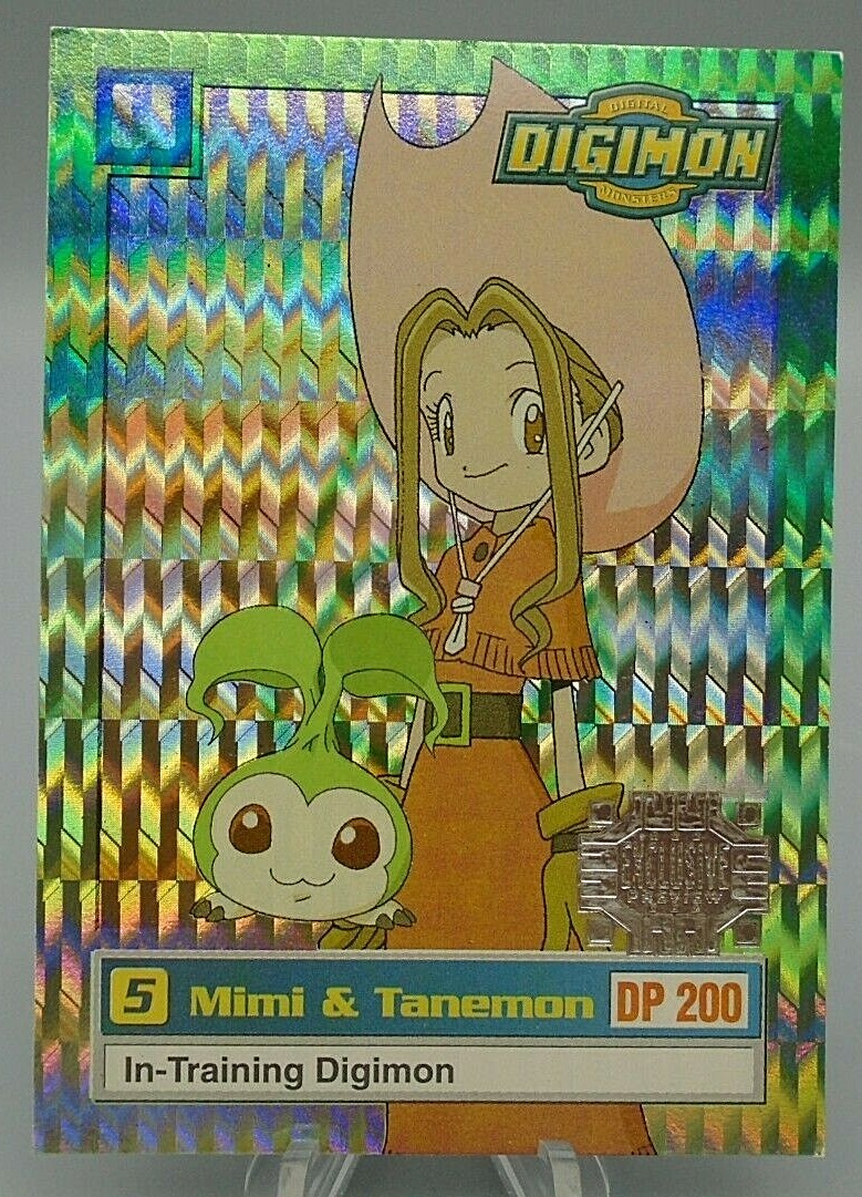 Bandai In-Training Digital Digimon Monsters Foil Card Mimi & Tanemon ...