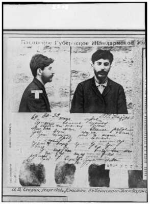 Photo:Joseph Stalin,with description,fingerprints,arrest 1908 | eBay