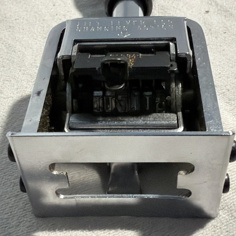 Vintage Auto Numbering Stamper | eBay