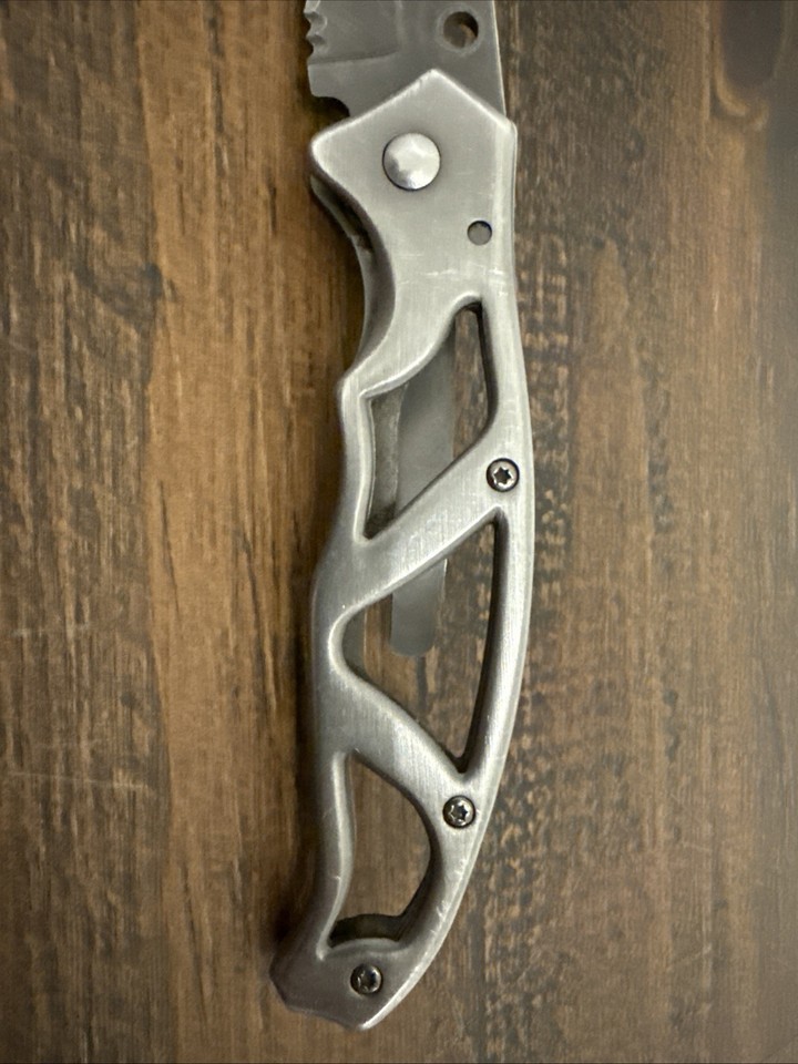 Gerber Paraframe Knife Frame Lock Combo Edge Blade Serrated Smooth ...