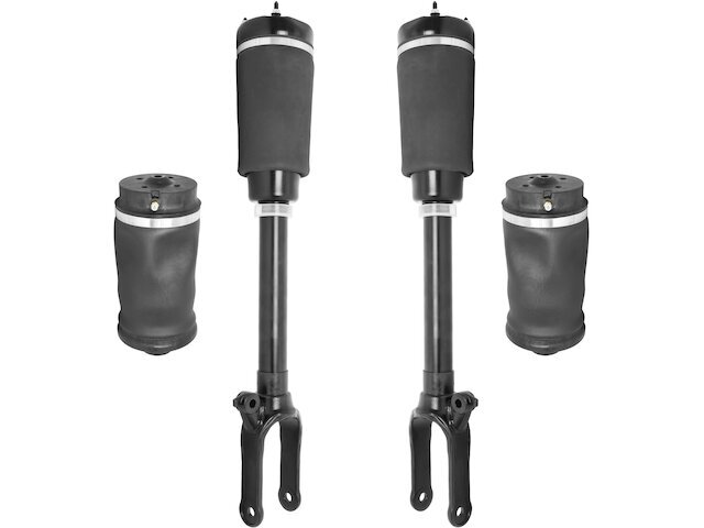 13HB87N Front and Rear Air Suspension Strut Set Fits 2007-2012 Mercedes ...
