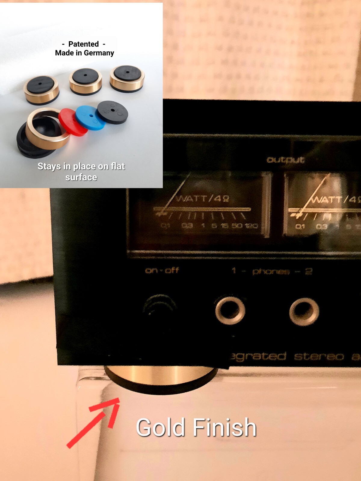 German Made Harmonics DAMPERS HiFi Amplifier Turntable DVD Isolation ...