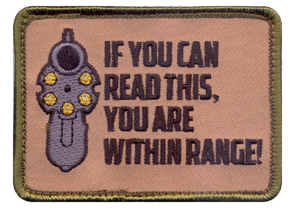 Tactical Hook-Back Morale Patch - Embroidered Hook Back Military ...