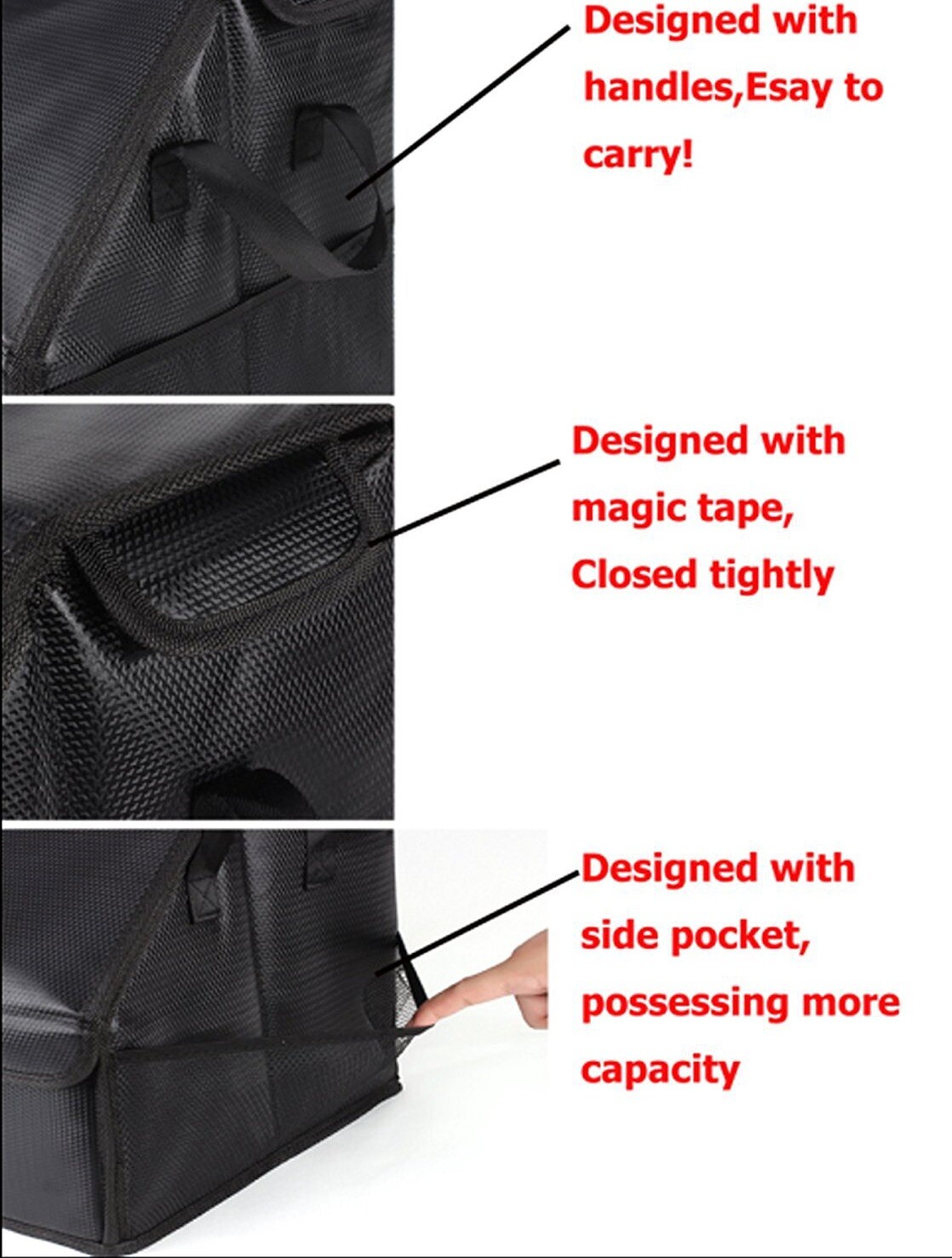 Autorak Multipurpose Collapsible Organizer Car SUV Trunk Storage AK-029 ...