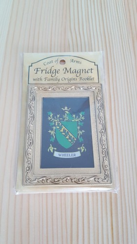 Wheeler Family Name Coat Of Arms Fridge Magnet Heraldic History BRAND ...