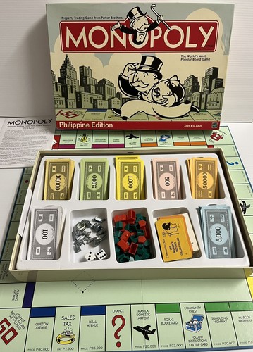 Monopoly PHILIPPINE EDITION 2005 Philippines Filipino Game Complete ...