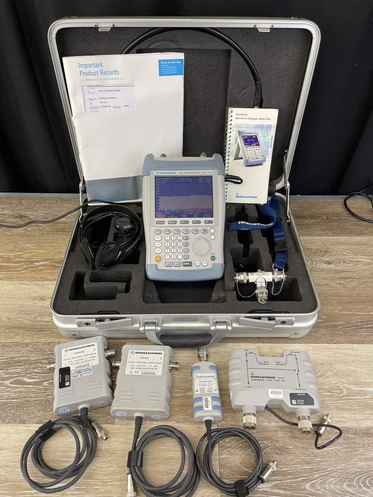 Rohde & Schwarz FSH6 100kHz 6GHz Handheld Spectrum Analyzer w/ FSH-Z1 ...