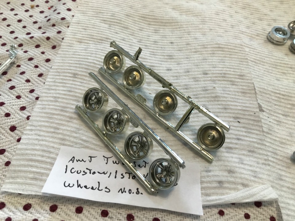 AMT 1/25 VINTAGE TWO SETS OF 1 CUSTOM I STOCK WHEELS N.O.S. C- 70’S | eBay