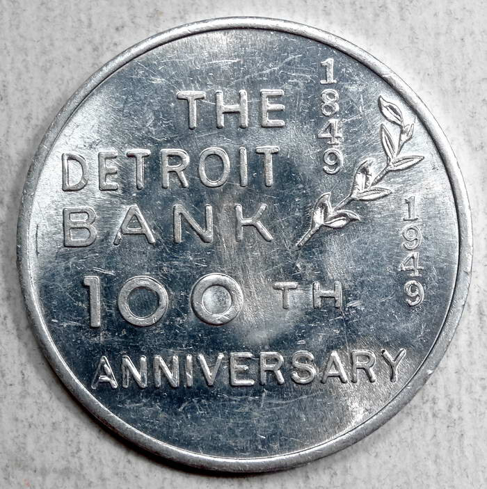 The Detroit Bank 100th Anniversary 1949, Detroit, Michigan, Centennial ...