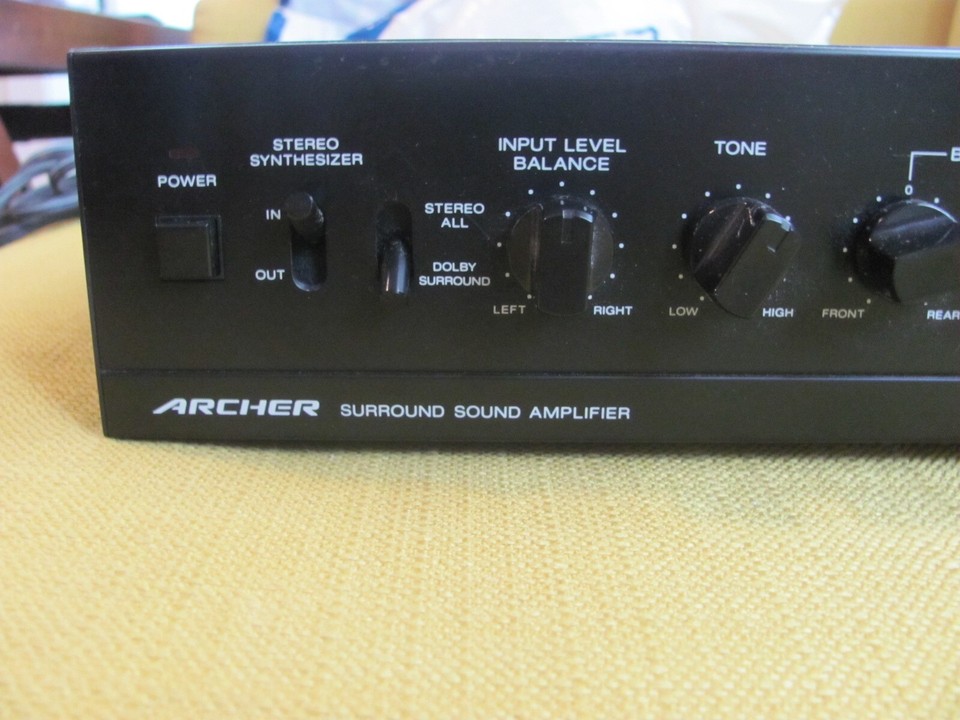 Archer Surround Sound Amplifier Model: 15-1279A - Dolby ,Tested And ...