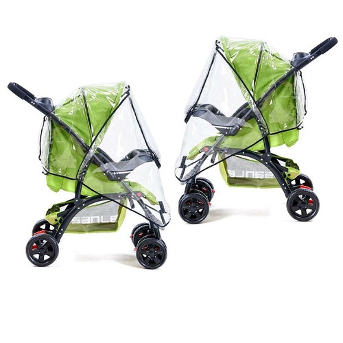 Pushchair Buggy Raincover Pushchair Wind Shield Universal Stroller Rain ...