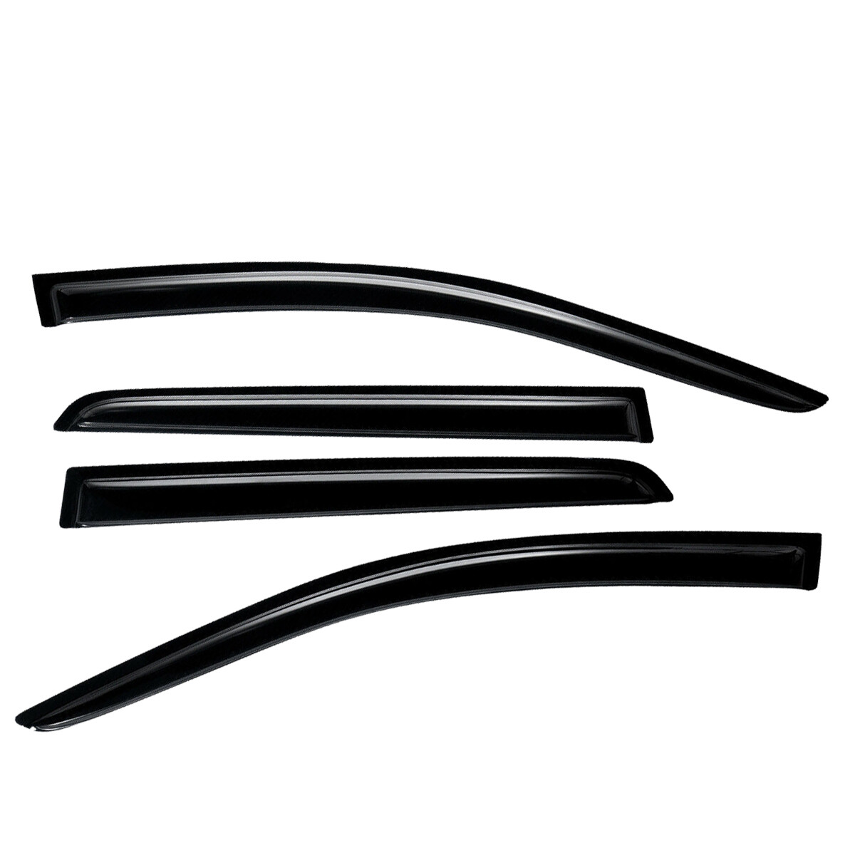 For 2019-2024 GMC Sierra 1500 CrewCab Tape-on Vent shade Rain Guard ...