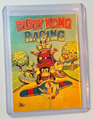 Diddy Kong Racing Gold Plated Artist Signed "Nintendo Classic" Trading ...