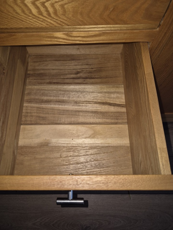 Large Solid Wood Oak Sideboard | eBay UK