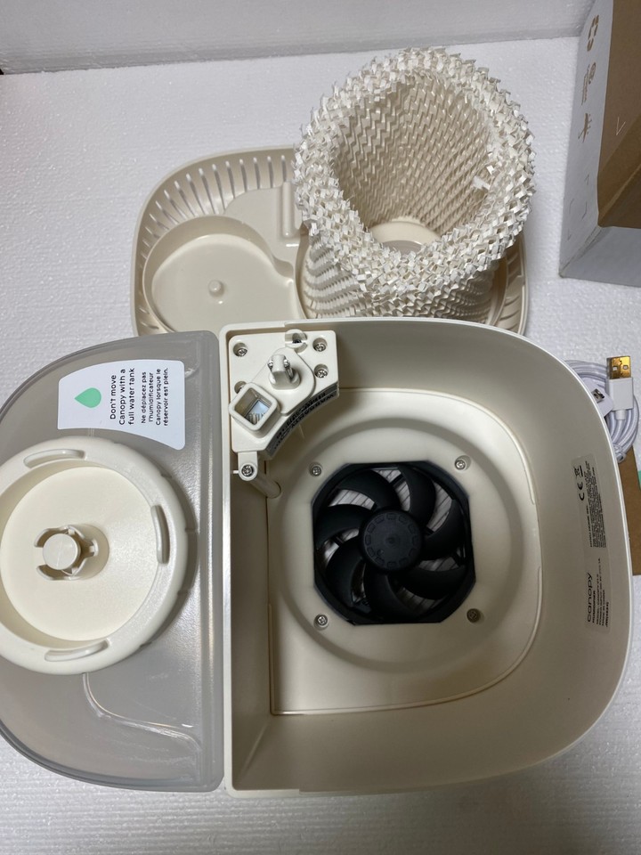 Canopy Bedside V1.0 Evaporative Humidifier - 36 HR Run Time, 2.5L ...