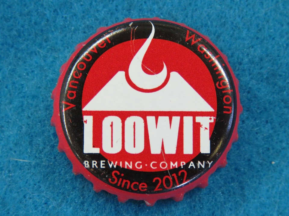 BEER Bottle Crown Cap ~ LOOWIT Brewing Co ~ Vancouver, WASHINGTON Since ...