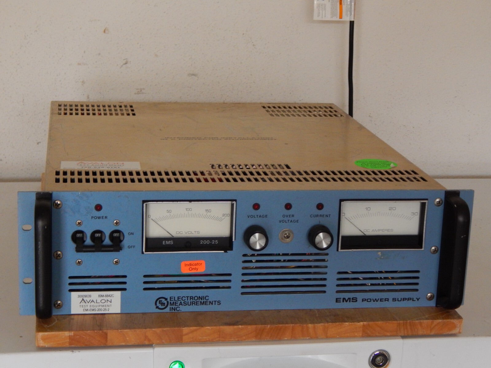 Electronic Measurements Inc EMS200-25-2-D EMS Power Supply for sale ...