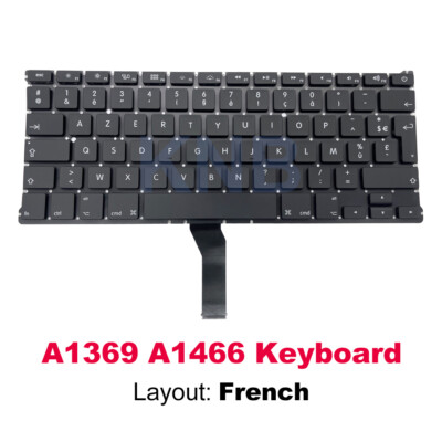 New AZERTY French Keyboard For MacBook Air 13" A1369 2011 A1466 2012-2017 Years | eBay