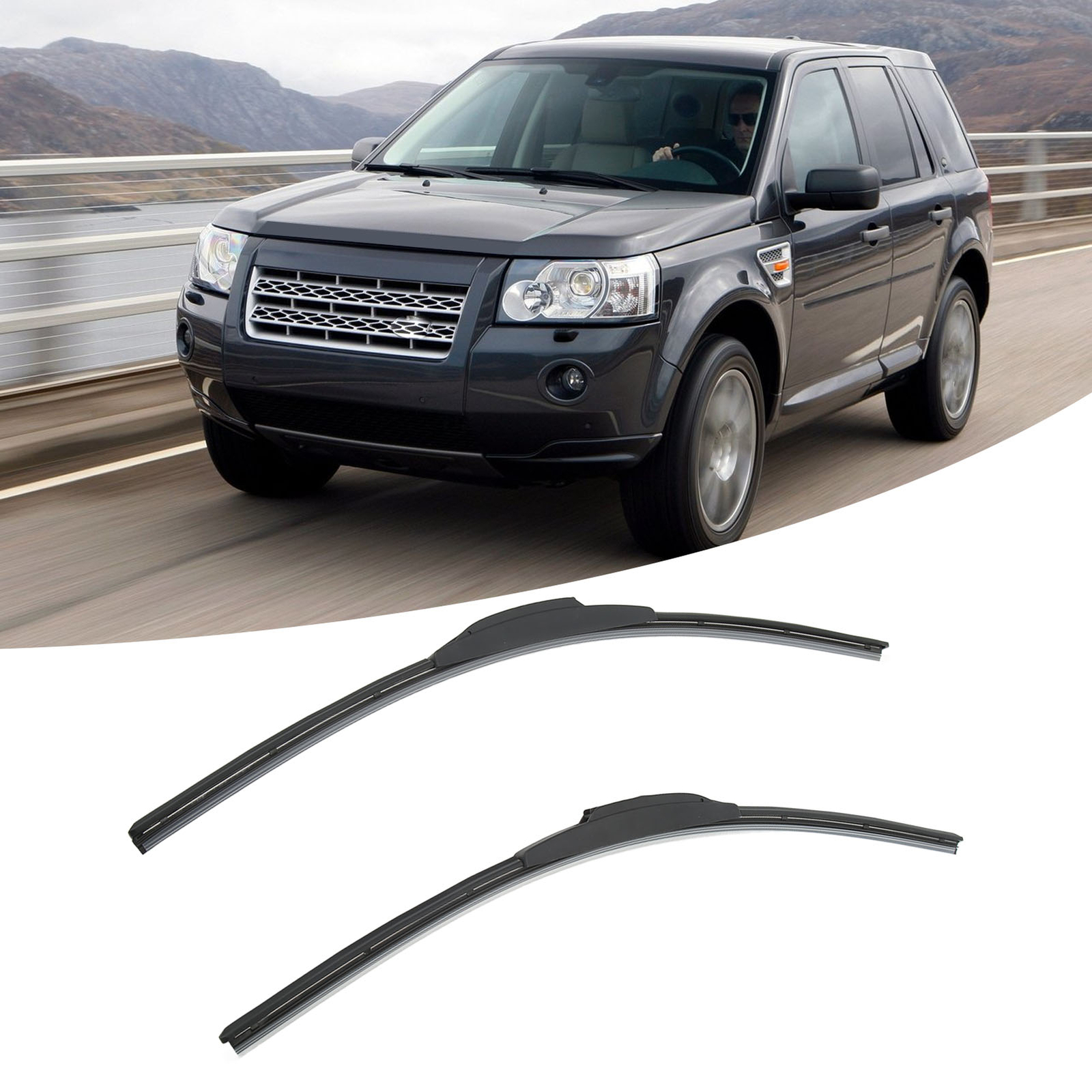♡Windscreen Wiper LR018367 High Strength Wiper Blades For Sport LR3 ...