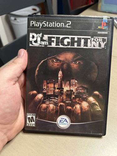 Def Jam Fight for NY (Sony PS2) Game CD Manual Case Black Label - Rare ...