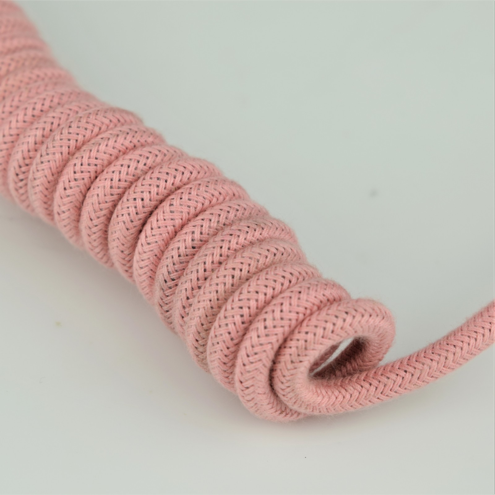 Curly Cloth Covered Vintage Telephone Handset Cord - Spaded - Pink ...