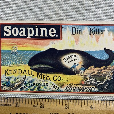 Soapine Arctic Whale 1800's Eskimo Whaling Ship Arch Soap Victorian ...