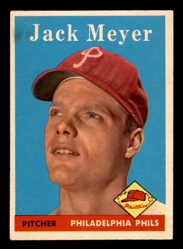 1958 Topps Baseball #186 Jack Meyer EX *e1 | eBay