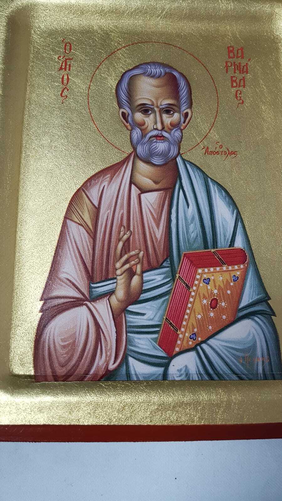 IKONE Hl.Apostel BARNABAS Barnaby Barnabé Icon Icone Ikona Bernabé ...