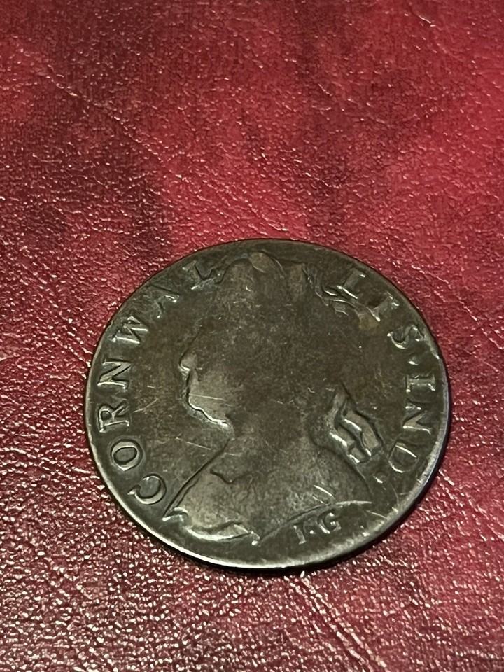 Extremely Rare 1779 Bonny Girl, Cornwallis Evasion Token HalfPenny ...