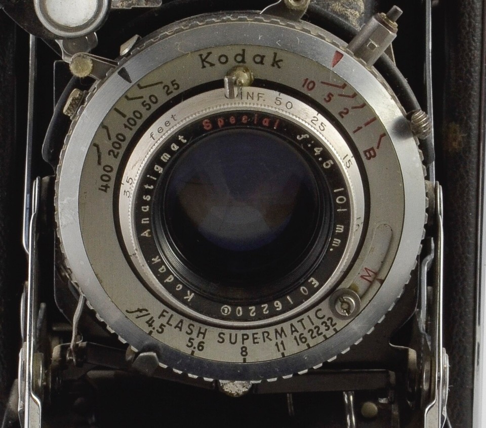 Kodak Supermatic Monitor Vintage Camera Flash Collapsible Bellows ...