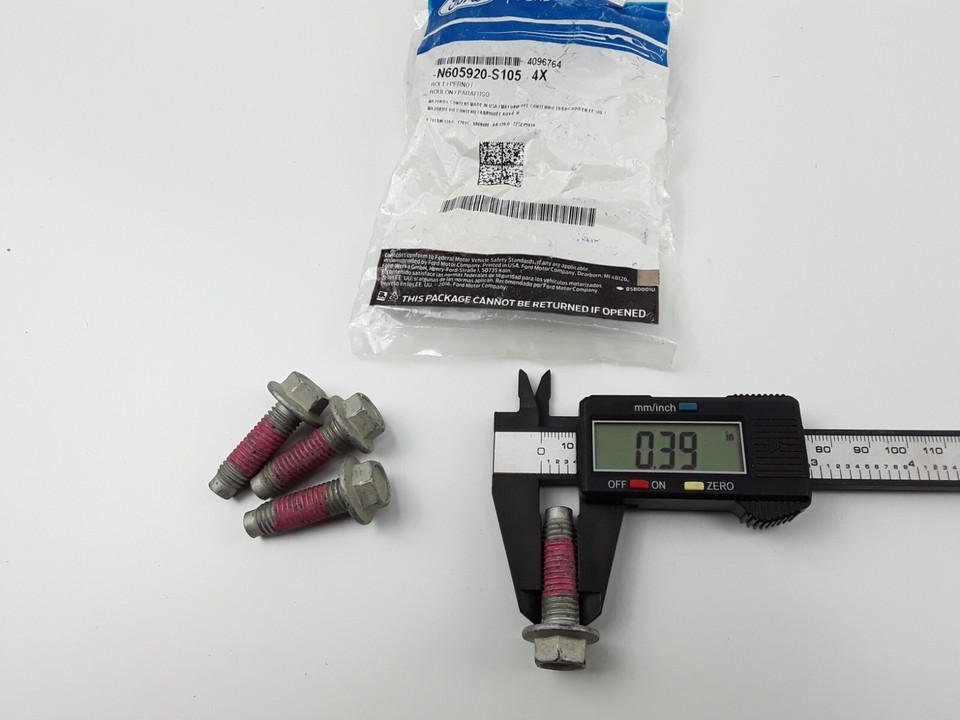 Bolt Ford N605920-S105 M10 X 1.5 X 30 For 2005-2007 Ford F-250 F-350 ...