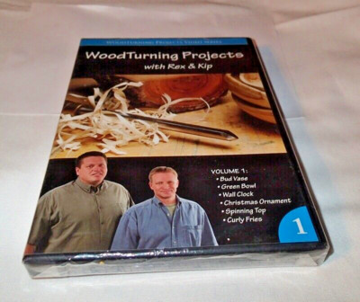 WoodTurning Projects with Rex & Kip Volume 1 DVD Sealed FREE Shipping ...