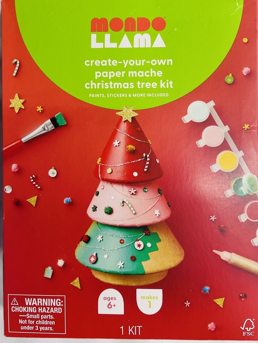 Papier Mache Christmas Tree