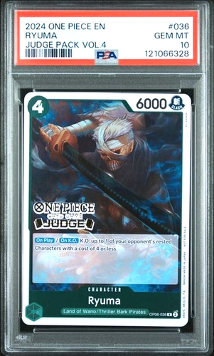 One Piece RYUMA JUDGE Card Judge Pack Vol.4 PSA 10 GEM MINT | eBay