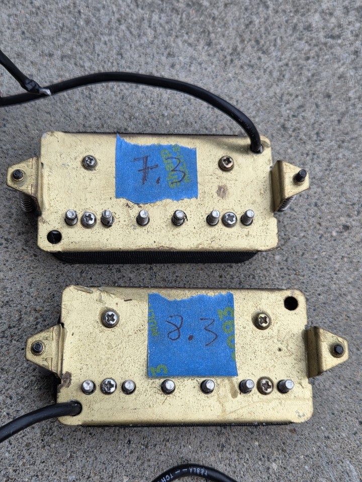 Hamer Humbucker Pickups. Uncovered. Hamer Logo. | eBay