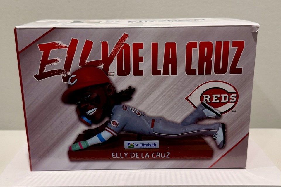 ELLY DE LA CRUZ 2025 Sliding Bobblehead Cincinnati Reds SGA 6/18/25 | eBay