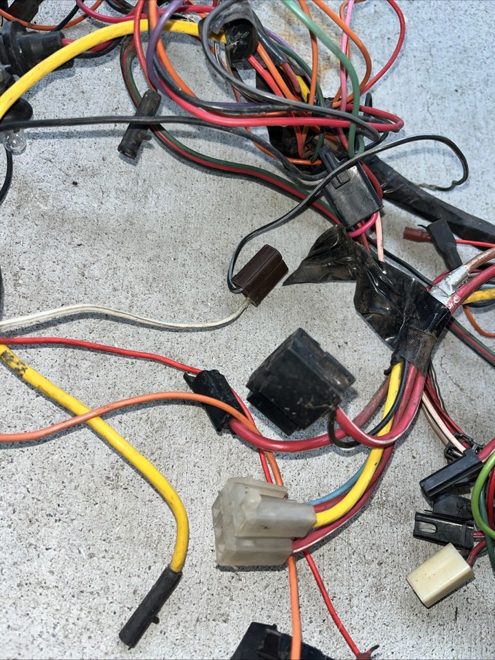 82 Jeep CJ dash wiring harness CJ5/CJ7/CJ8 under dash wire fuse block ...