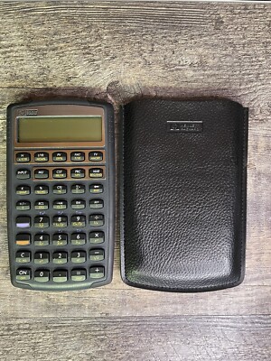 Hewlett Packard HP 10BII Financial Calculator with Leather Sleeve ...