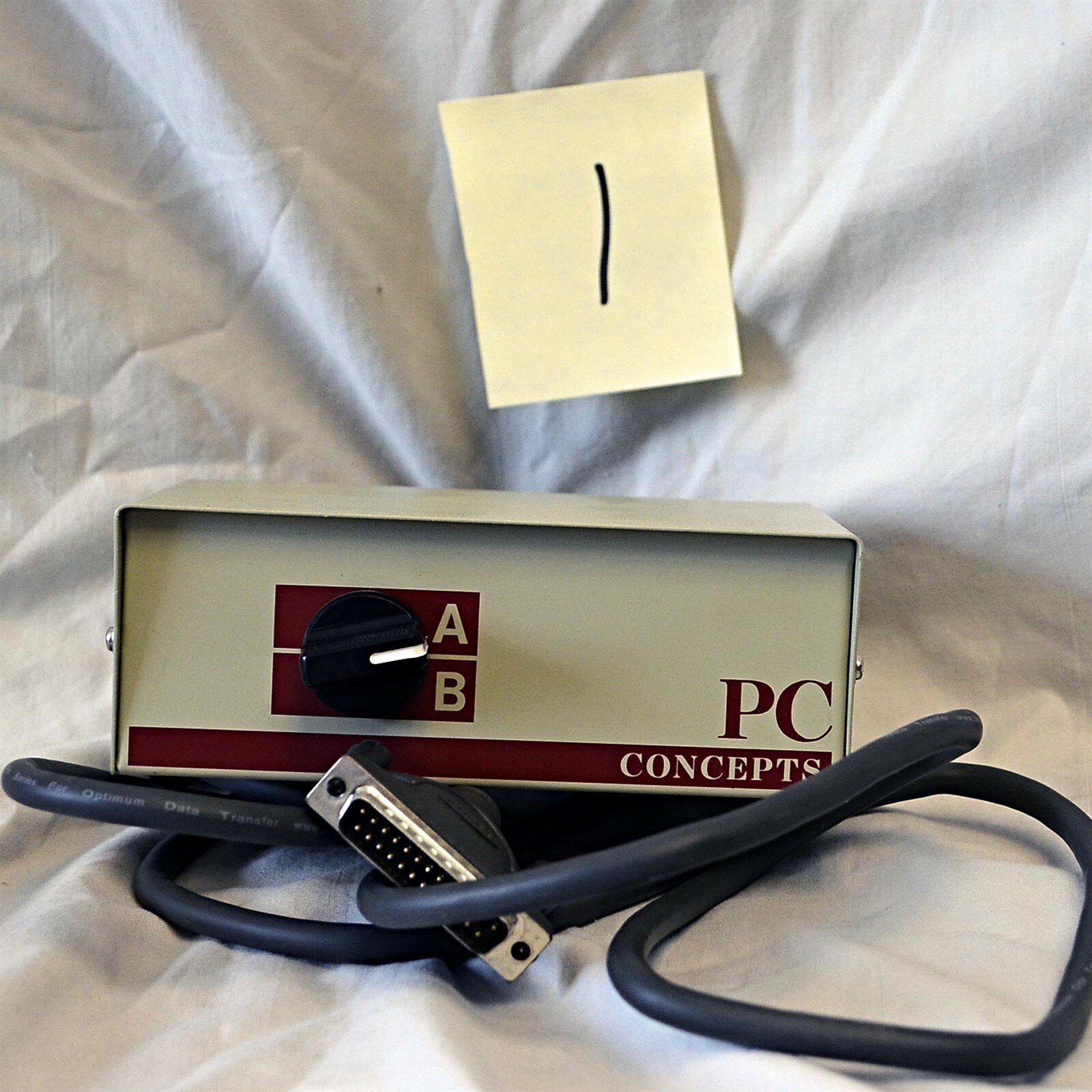 Manual Data Transfer Switch Box 2-Position 2-Port A/B 25 pin DB25 i/o ...