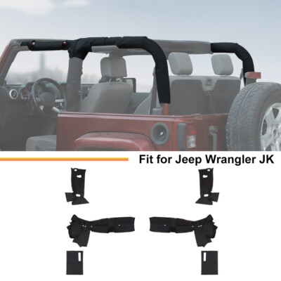 For 2007+Jeep Wrangler JK 2Door Rollbar Roll Sport Bar Pad Padding ...