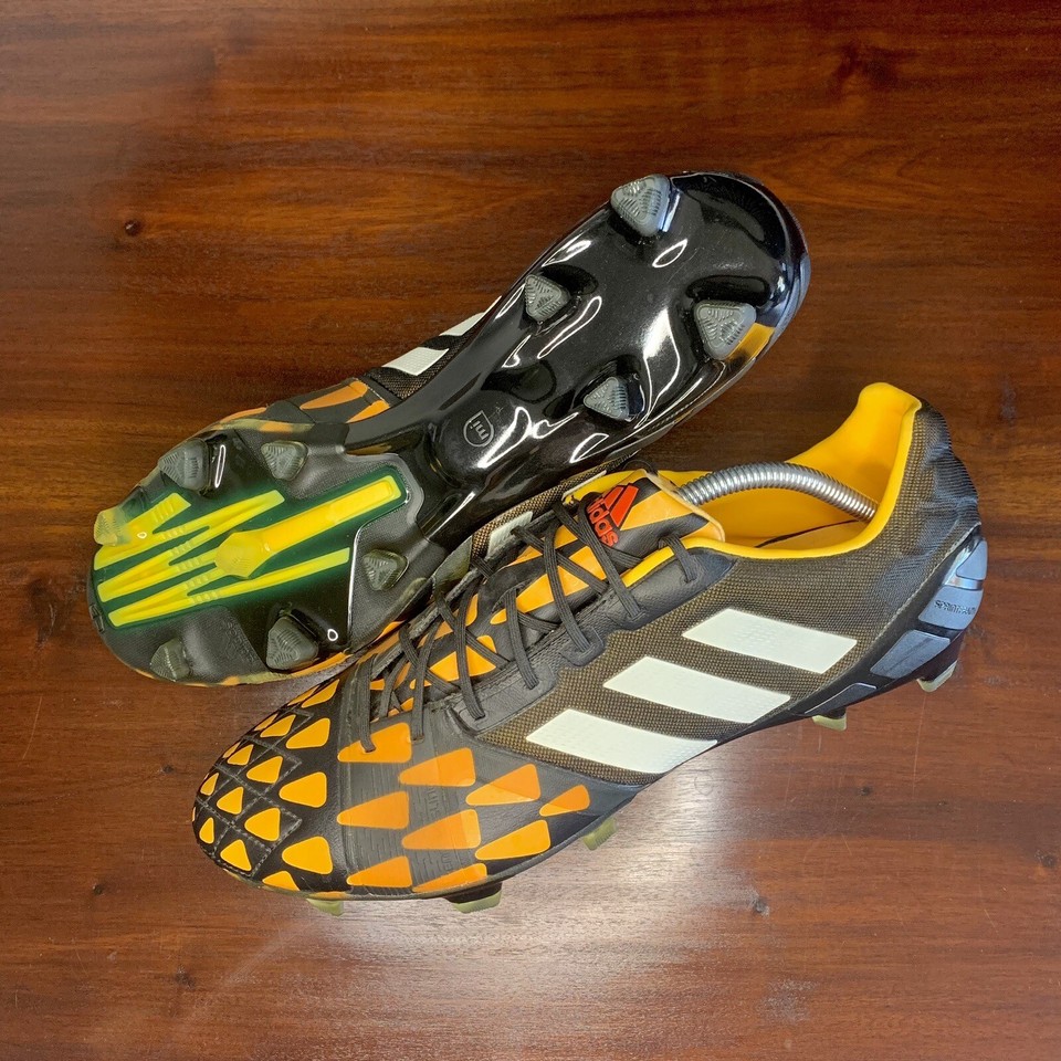 Adidas Nitrocharge 1.0 Battle Pack Yellow Black FG ELITE US 11 UK 10.5 ...