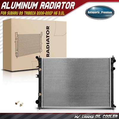 Radiator w/ Transmission Oil Cooler for Subaru B9 Tribeca 2006-2007 H6 ...