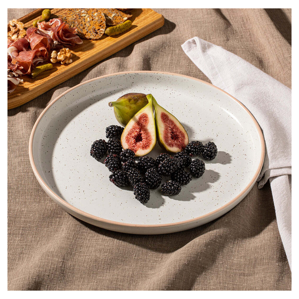 Ladelle Nestle 32cm Round Platter/Plate Food Server/Serveware Grey ...