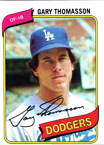 1980 Topps #127 Gary Thomasson Los Angeles Dodgers EX-MT | eBay