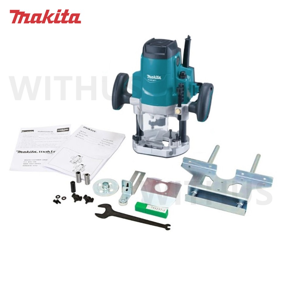 Makita M3600B(M3600M) Heavy Duty Plunge Router 12.7mm (1/2") 1,650W 22 ...