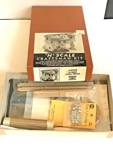 N SCALE MAINLINE AND SIDING WOOD STRUCTURE MS 007 COAL TIPPLE KIT | eBay