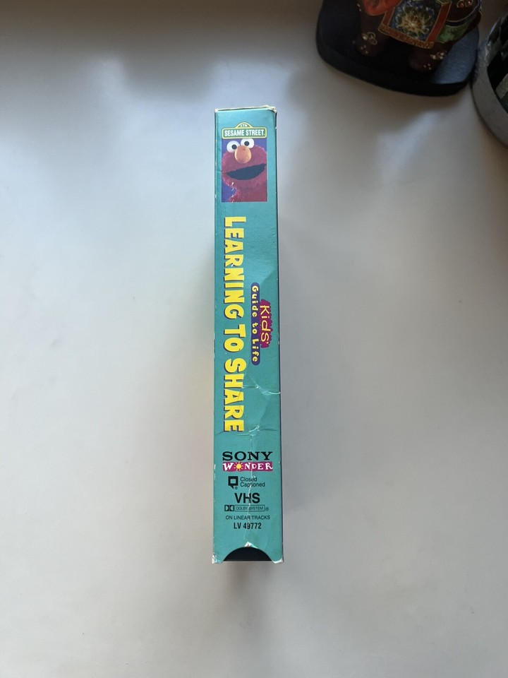 Sesame Street Kids’ Guide to Life: Learning To Share VHS Tape 1996 ...
