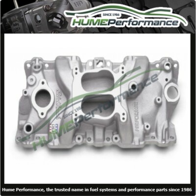 Edelbrock ed2104 Performer alloy Intake Manifold fits Chev 350 TBI 87 ...